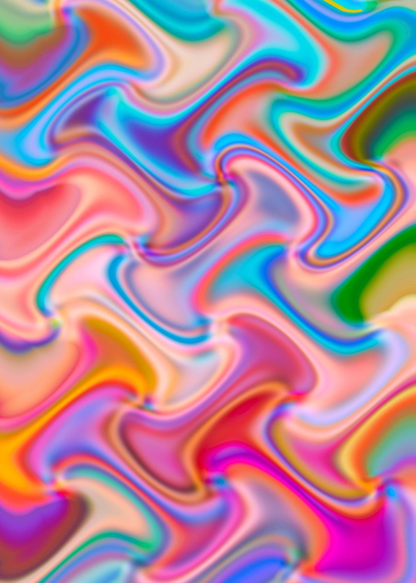 'Abstract pattern' Poster, picture, metal print, paint by Larisa ...