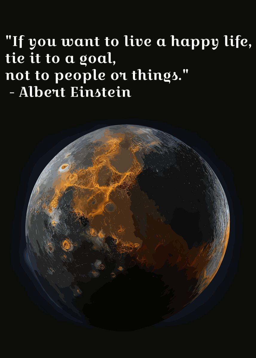 'Happy Life InspiringPoster' Poster, picture, metal print, paint by ...