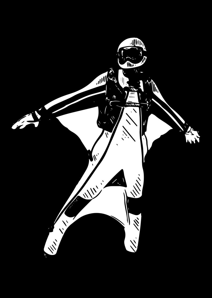 'Indoor Skydiving' Poster by CrazySquirrel | Displate