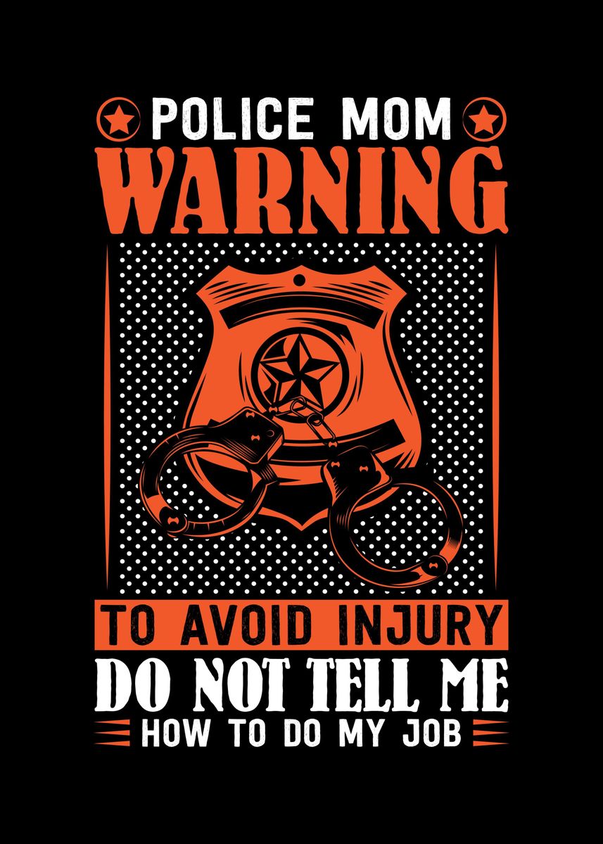 'Police Officer' Poster, picture, metal print, paint by Sebastian ...