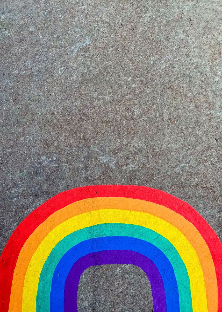 'Rainbow ' Poster, picture, metal print, paint by Explore Universe ...