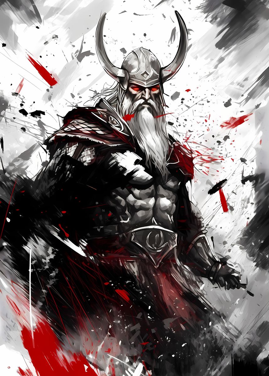 'Norse Nordic Mythology' Poster, picture, metal print, paint by Jay ...