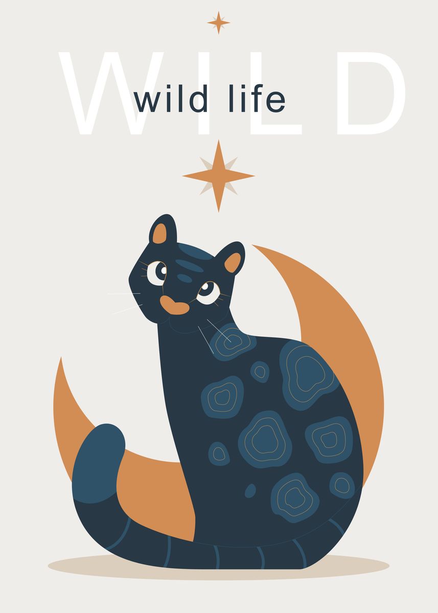 'Cute Animal' Poster, picture, metal print, paint by WallWonders art ...