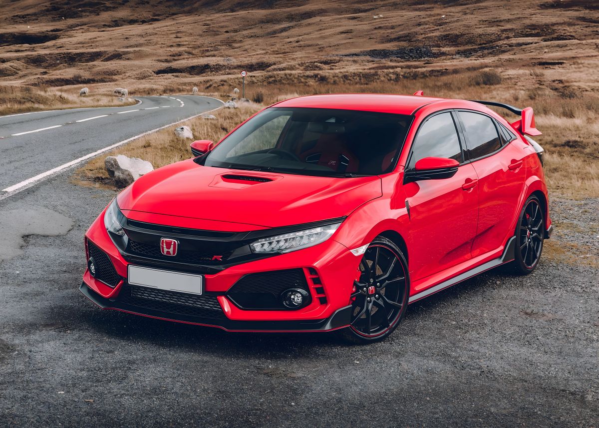 'Honda Civic Type R' Poster by Most Wanted 911 | Displate