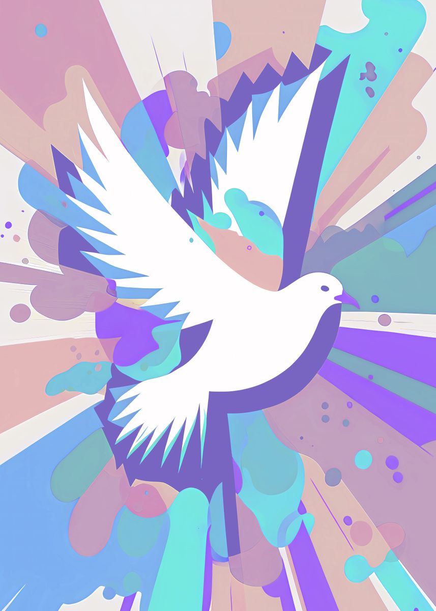 'Holy Spirit' Poster, picture, metal print, paint by Jamestar | Displate