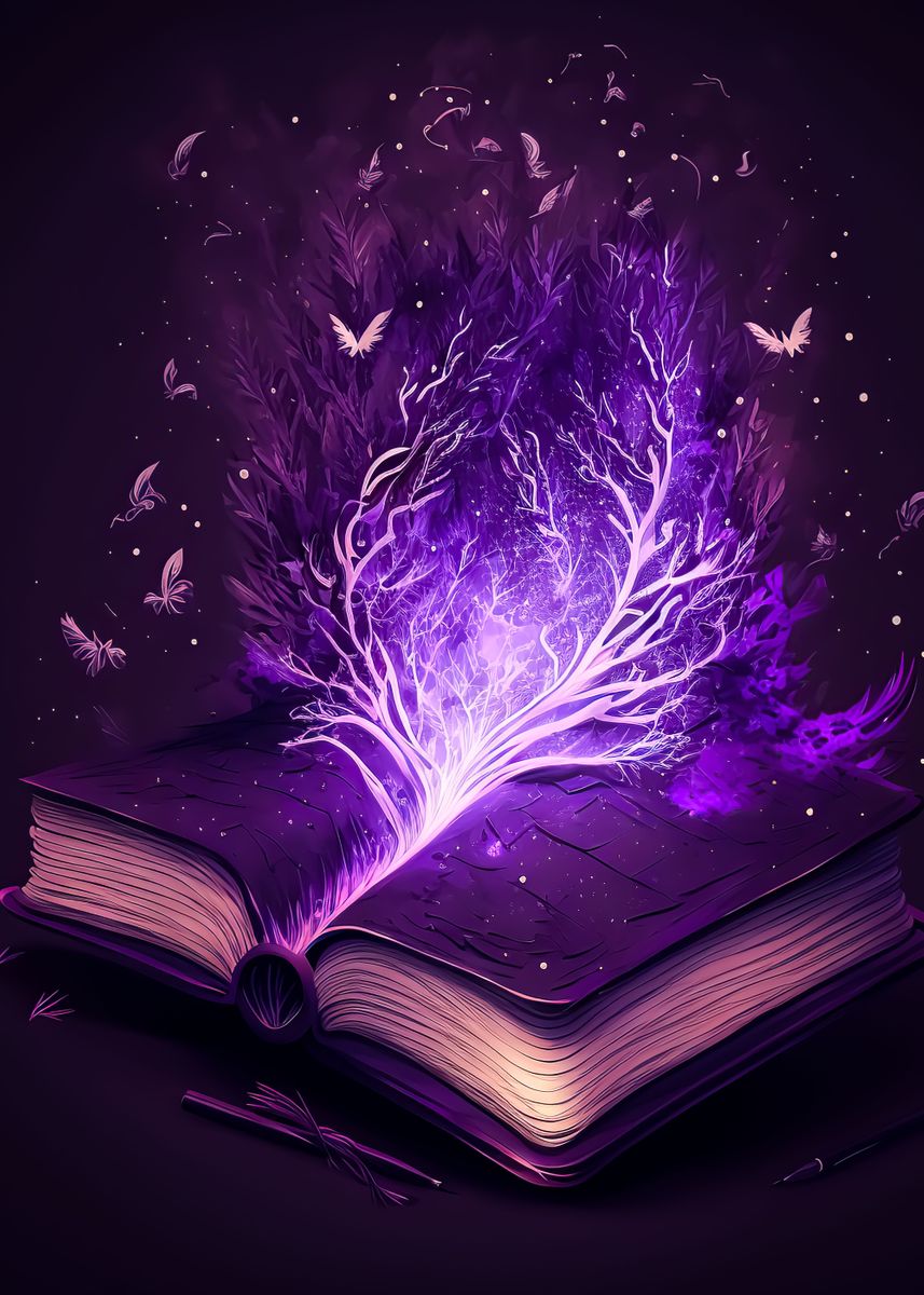 'mystery books' Poster by Isla Daven | Displate