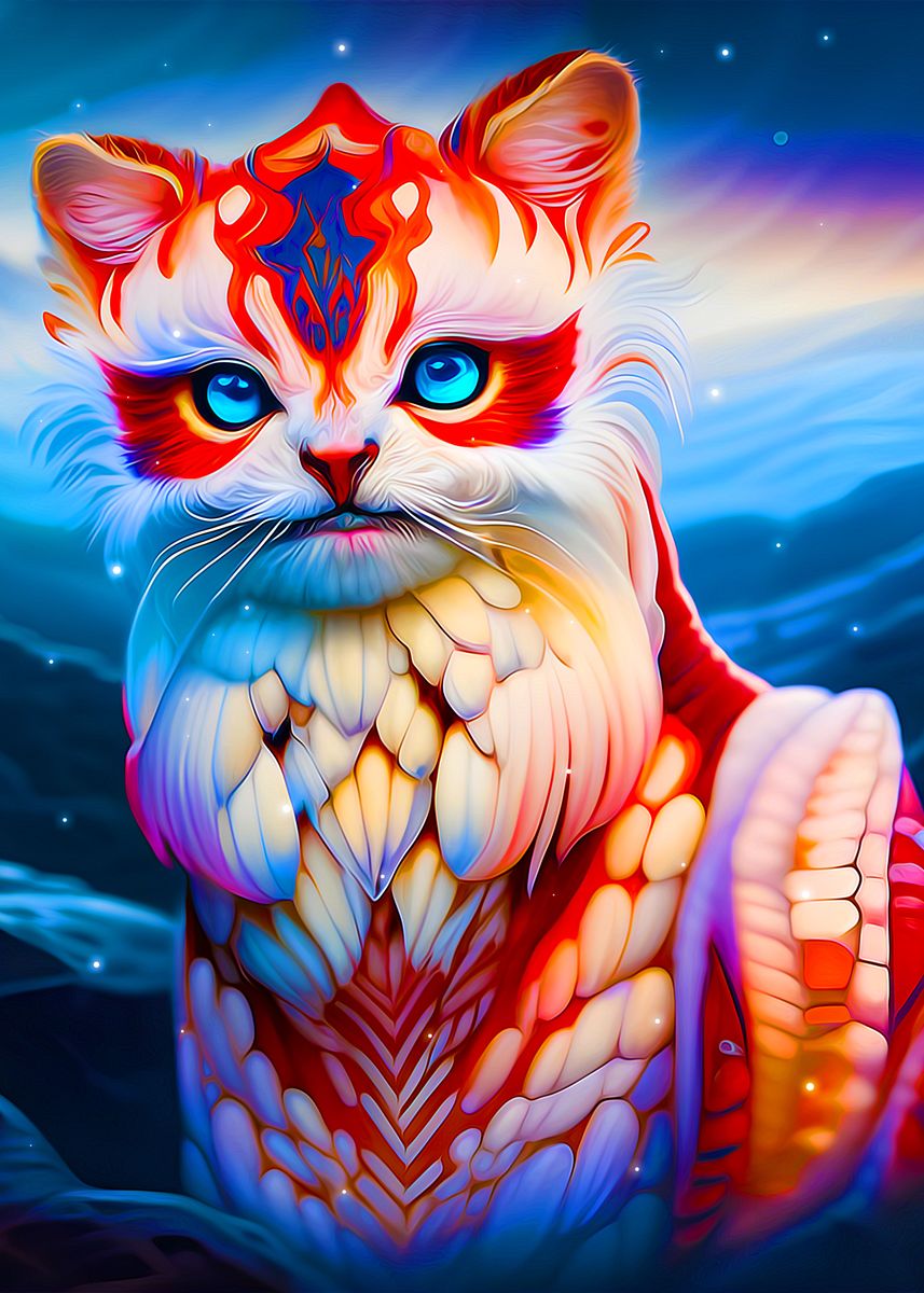 Dragon Cat Art