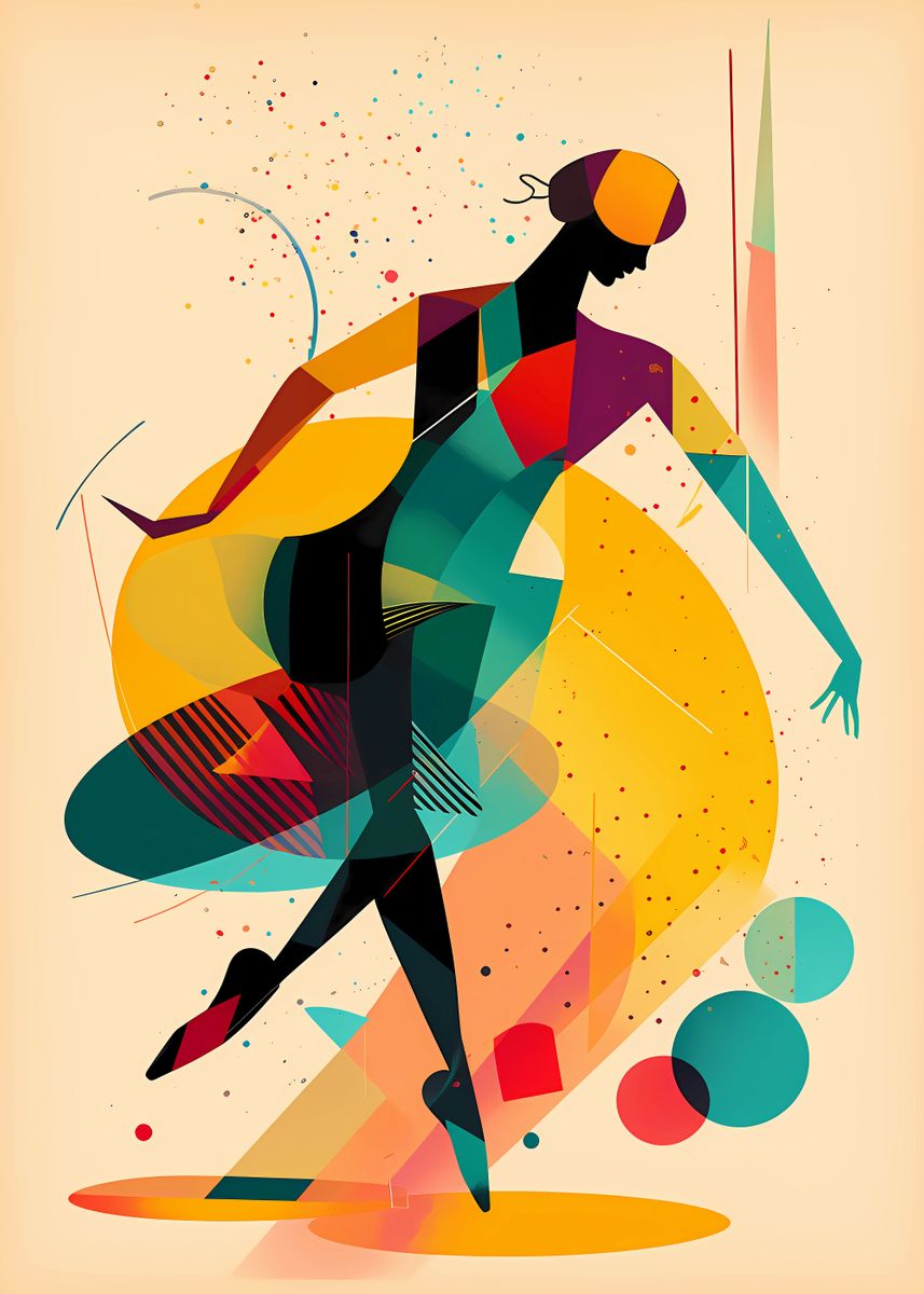 'Ballet Dancer' Poster, picture, metal print, paint by Jamestar | Displate