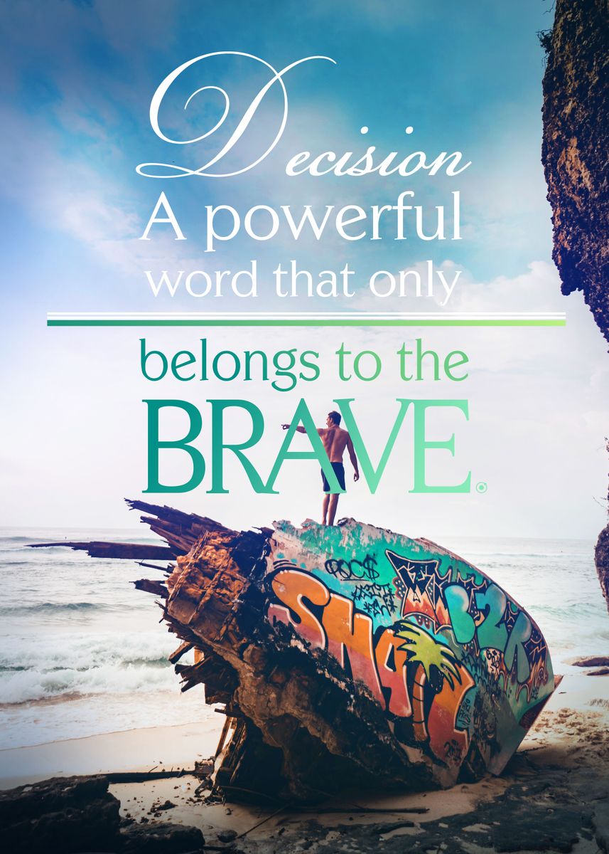 'Decision' Poster, picture, metal print, paint by Mitchel Franco Tellez ...