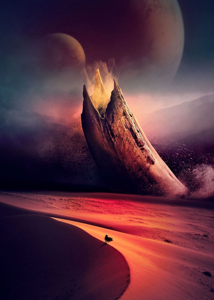 'Another World IV' Poster, picture, metal print, paint by Patryk Andrzejewski | Displate