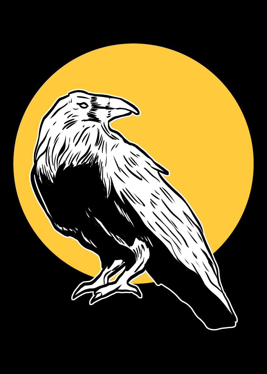 'Crows Moonlight Environmen' Poster by Powdertoastman | Displate