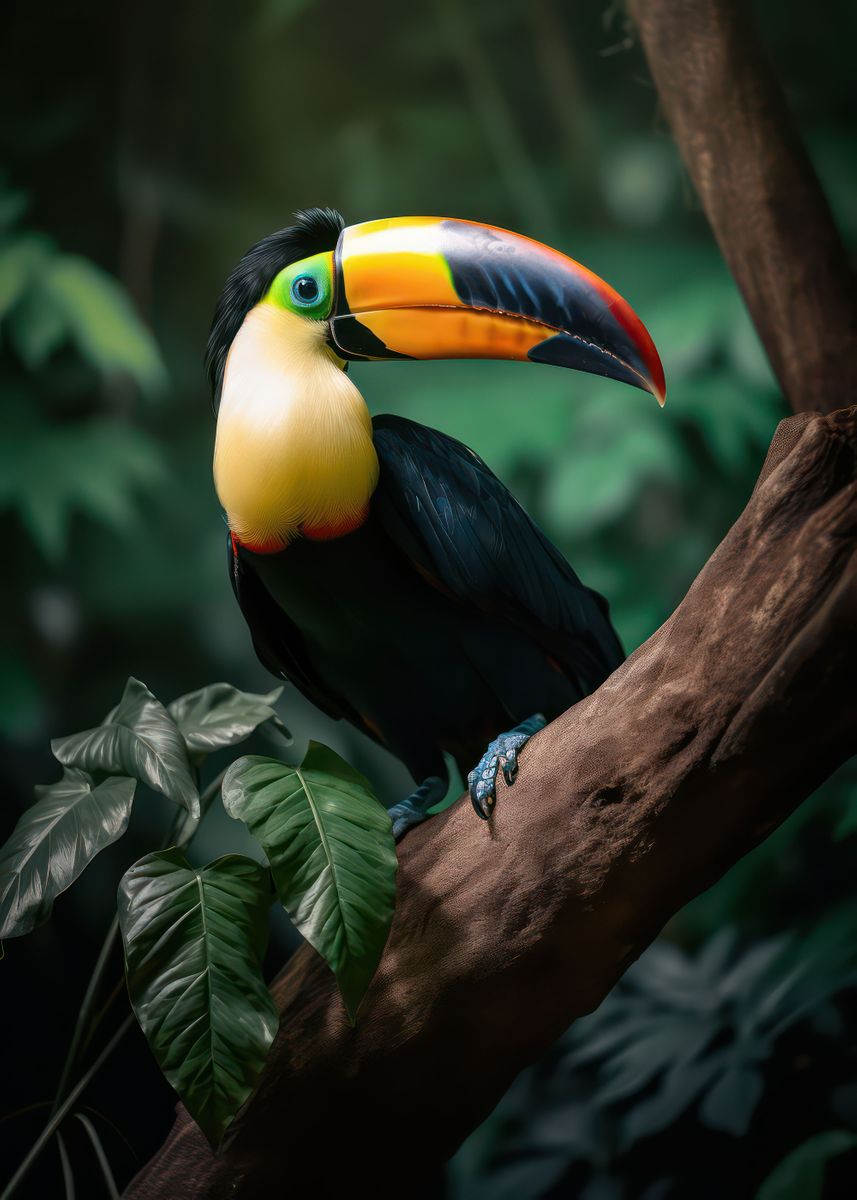'Stunning Toucan' Poster, picture, metal print, paint by Zooscape ...