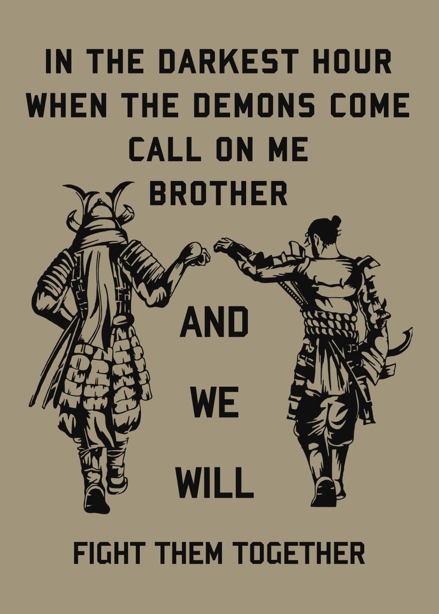 'samurai quotes motivation' Poster, picture, metal print, paint by ...
