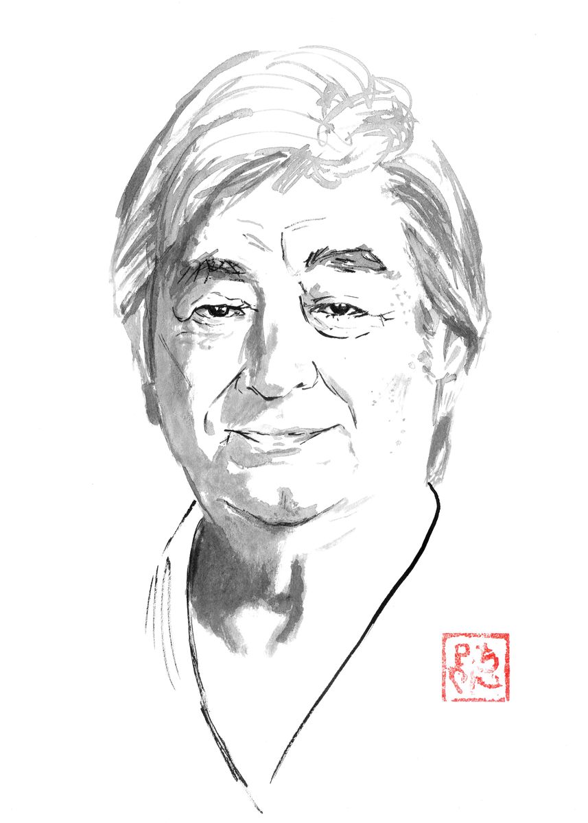 'yamada sensei' Poster, picture, metal print, paint by pechane sumie ...