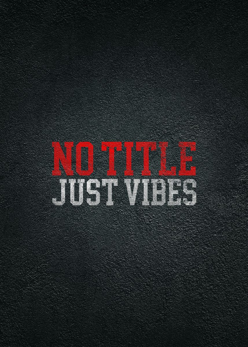 'Just Vibes' Poster, picture, metal print, paint by Pakley Studio ...