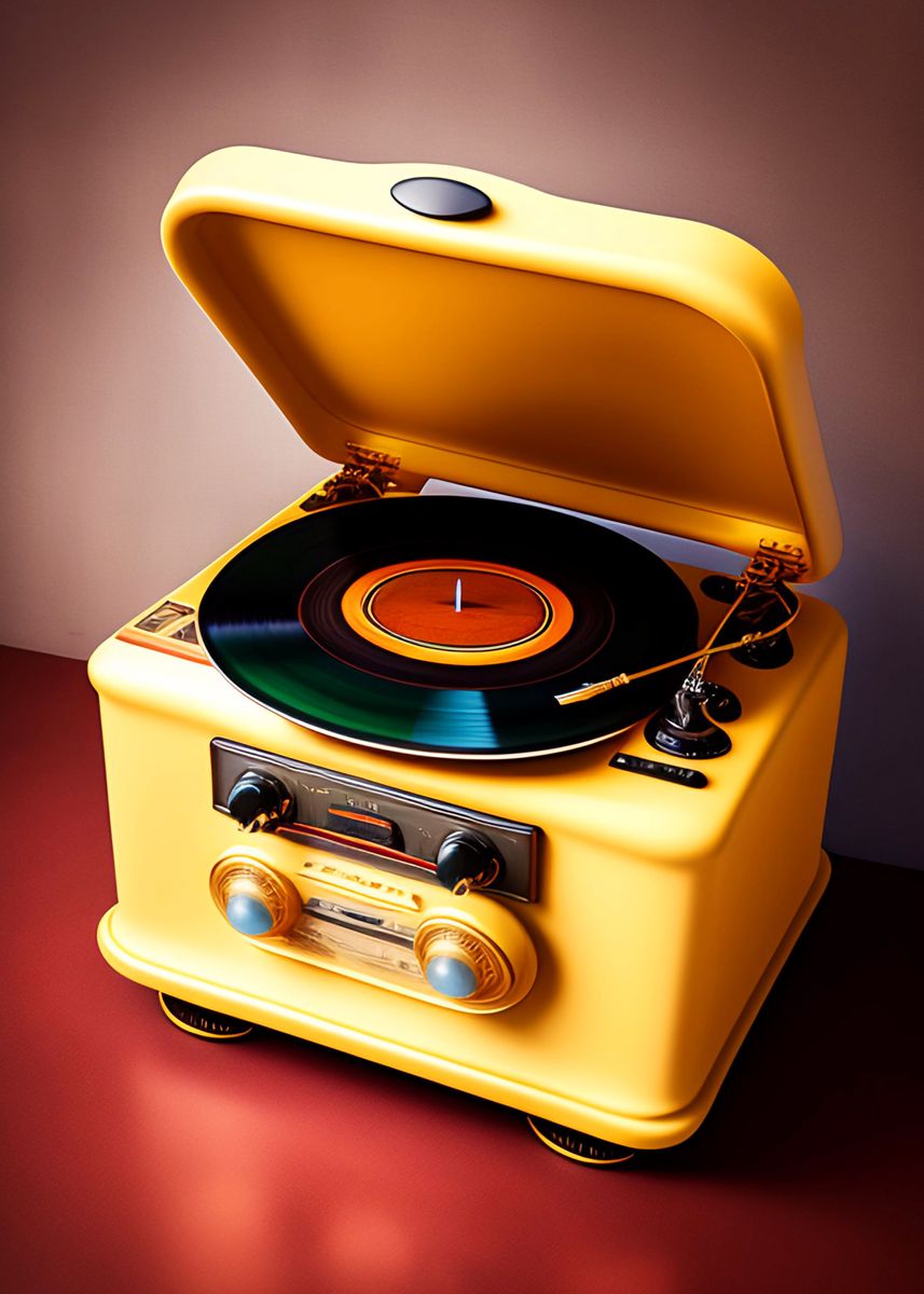 'MUSIC BOX ' Poster, picture, metal print, paint by LuckStory | Displate