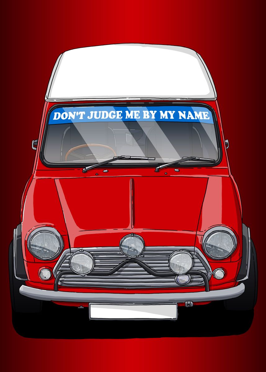 'Mini Cooper' Poster, picture, metal print, paint by ND Fat | Displate