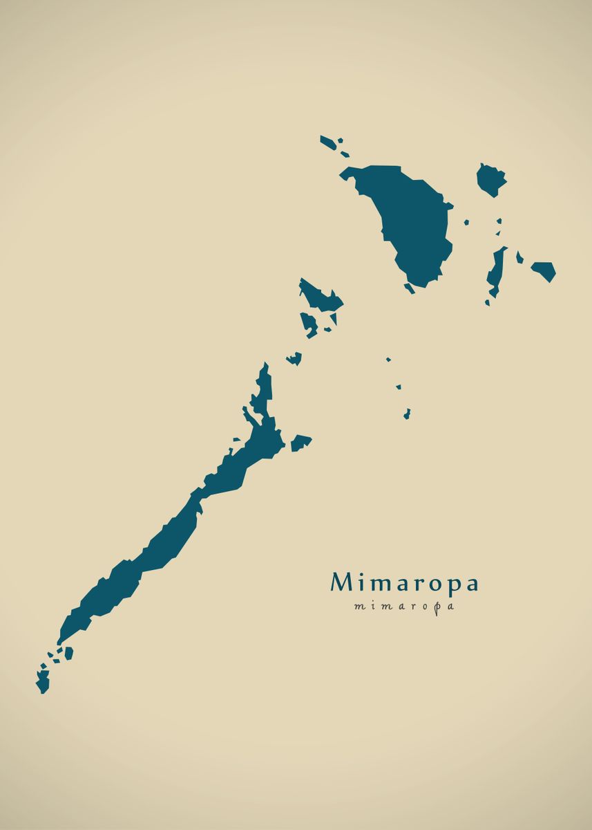 'Mimaropa region map' Poster, picture, metal print, paint by Ingo ...