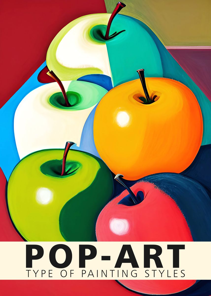 'Pop Art Style Poster' Poster by HyggeStudio | Displate