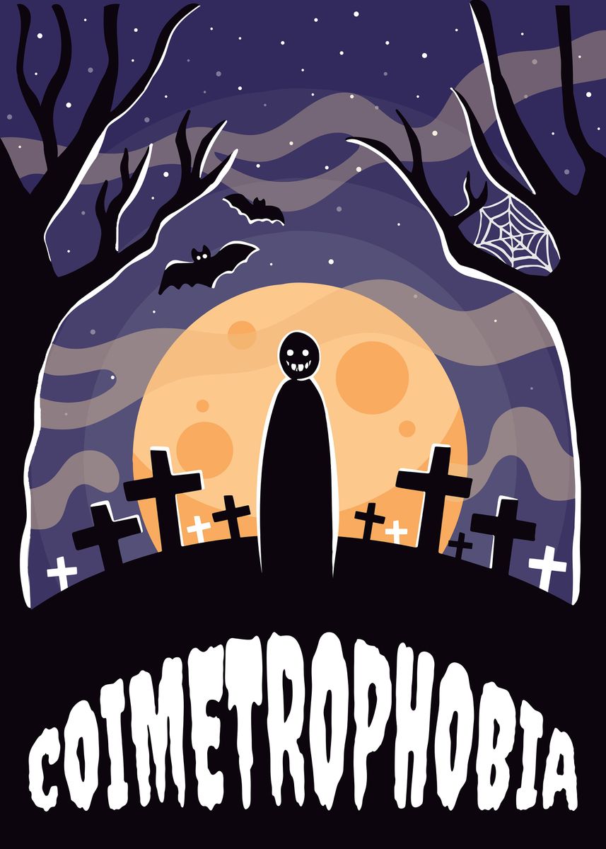 'Coimetrophobia' Poster, picture, metal print, paint by Cool Worker ...