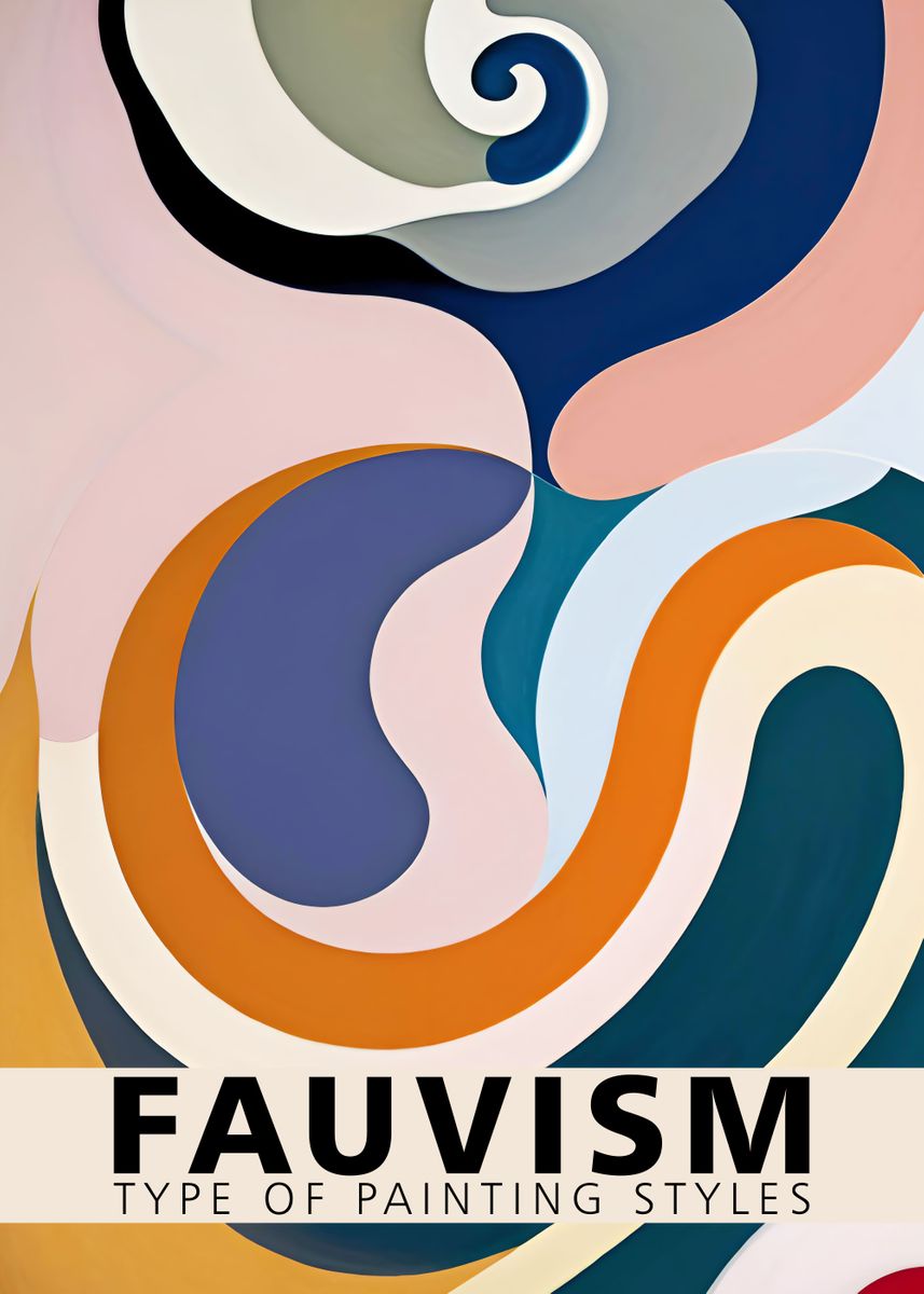 'Fauvism Style Poster' Poster, picture, metal print, paint by ...