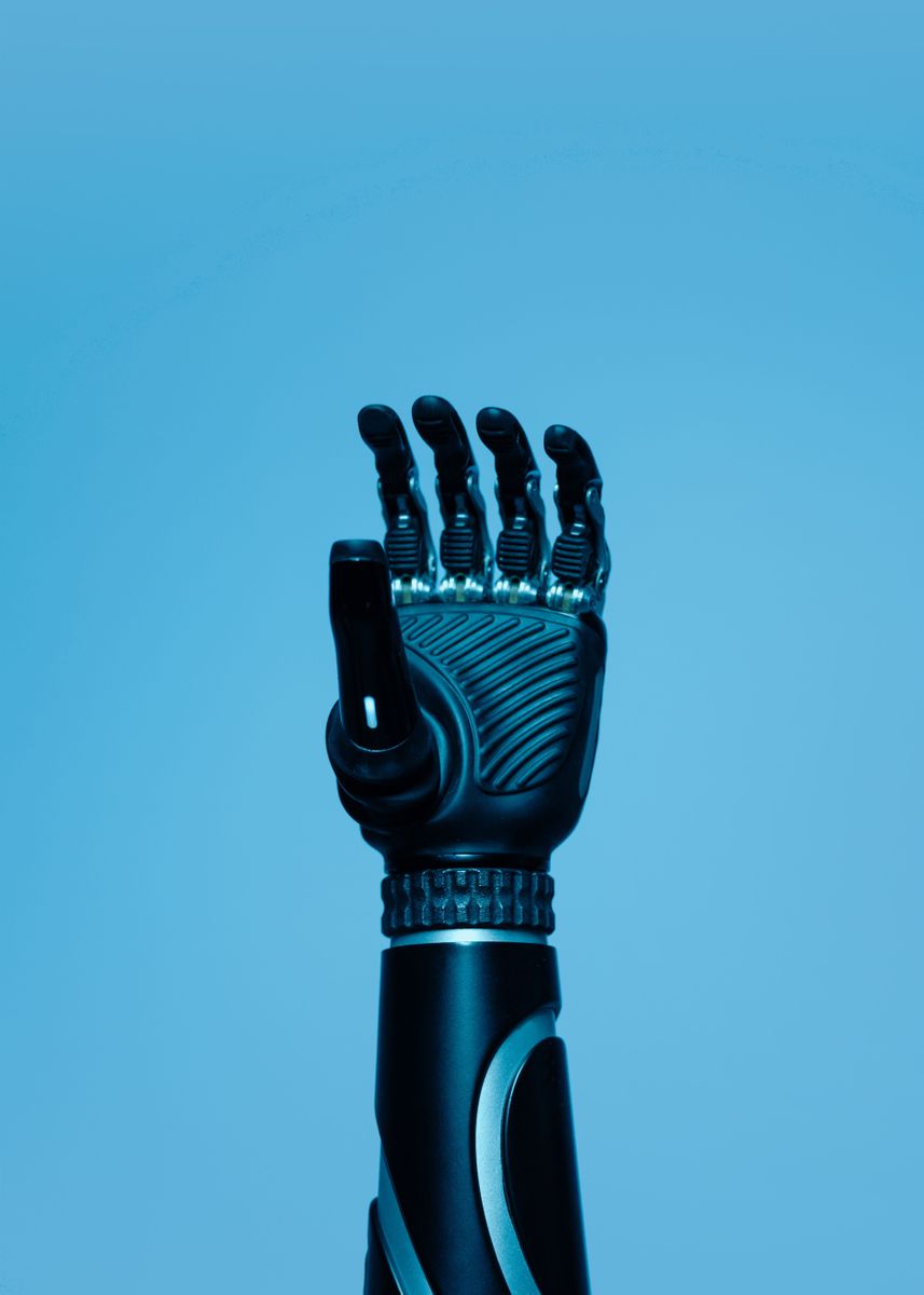 'robot arm' Poster, picture, metal print, paint by Travel Travel | Displate