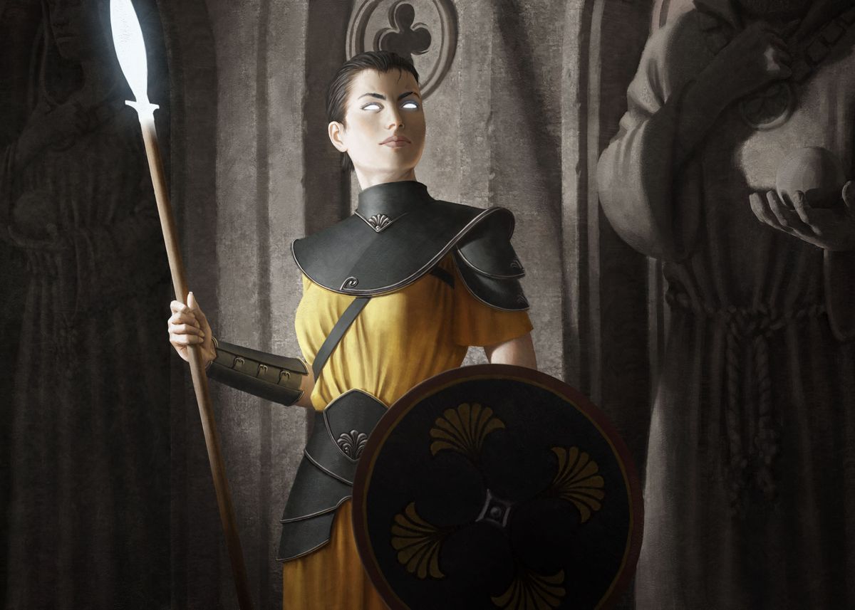 'Fantasy Guard' Poster by Michael Witmann | Displate