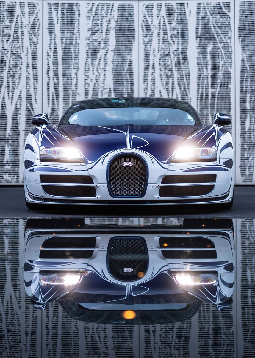 'Bugatti' Poster, picture, metal print, paint by Richard Art | Displate