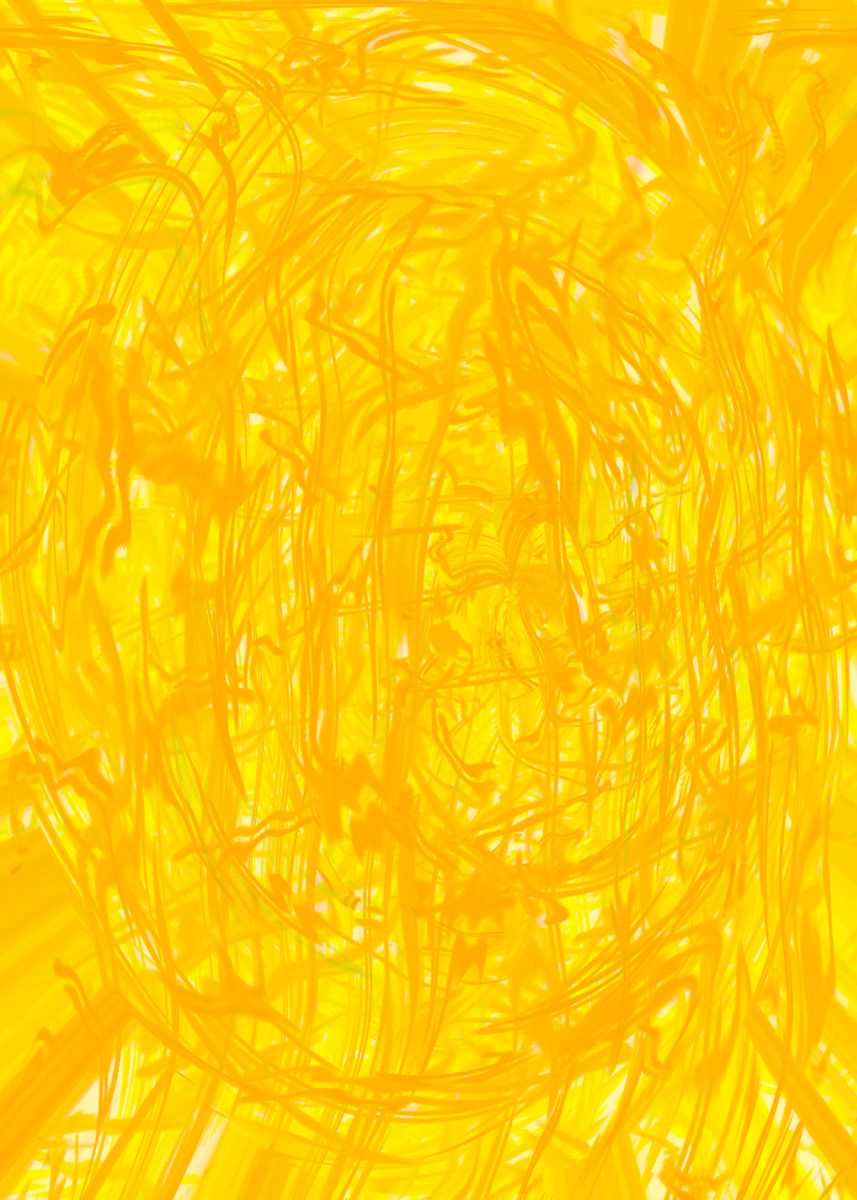 'Yellow Rare Effects 1' Poster, picture, metal print, paint by Gani ...