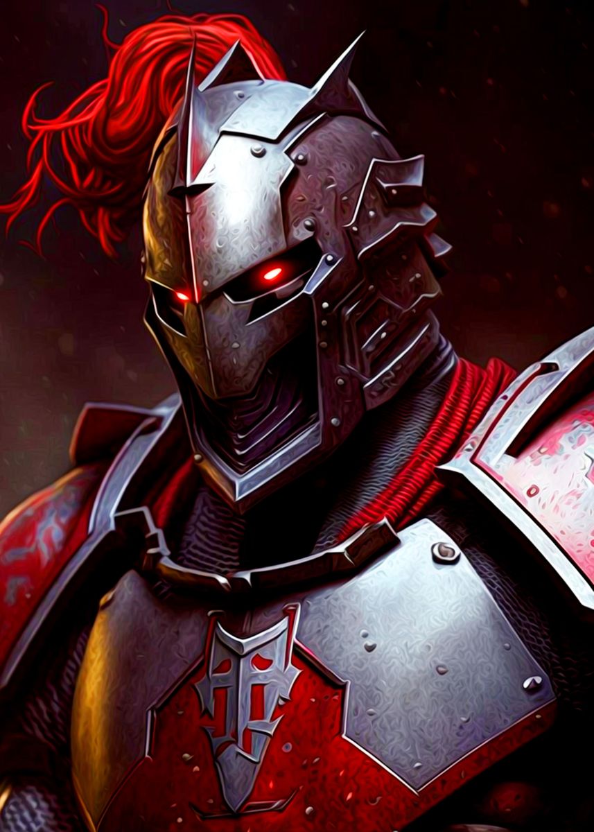 'Knight' Poster, picture, metal print, paint by khoa doan | Displate