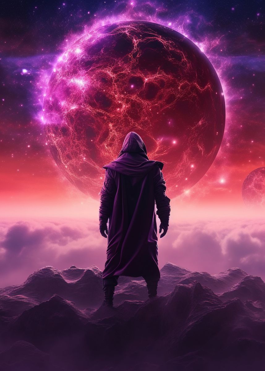 'Necromancer Fantasy' Poster, picture, metal print, paint by GLITCHED ...