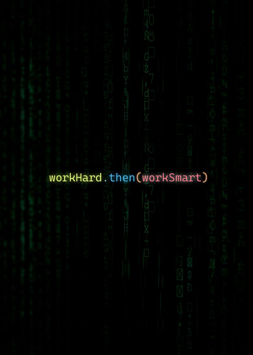 'Daily motivational code 2' Poster by BS Design | Displate