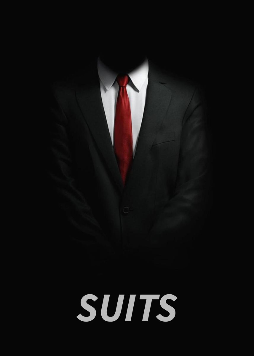 'suits ' Poster, picture, metal print, paint by Day1bun Art | Displate