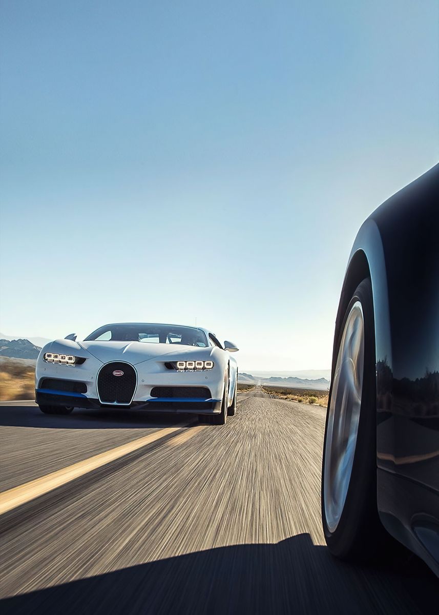 'Bugatti' Poster, picture, metal print, paint by Richard Art | Displate