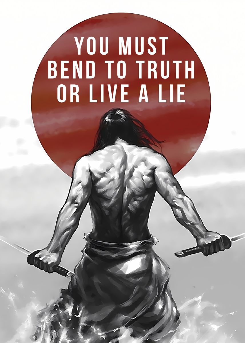 'Truth Or Live A Lie' Poster, picture, metal print, paint by HOLOSOMNIA ...