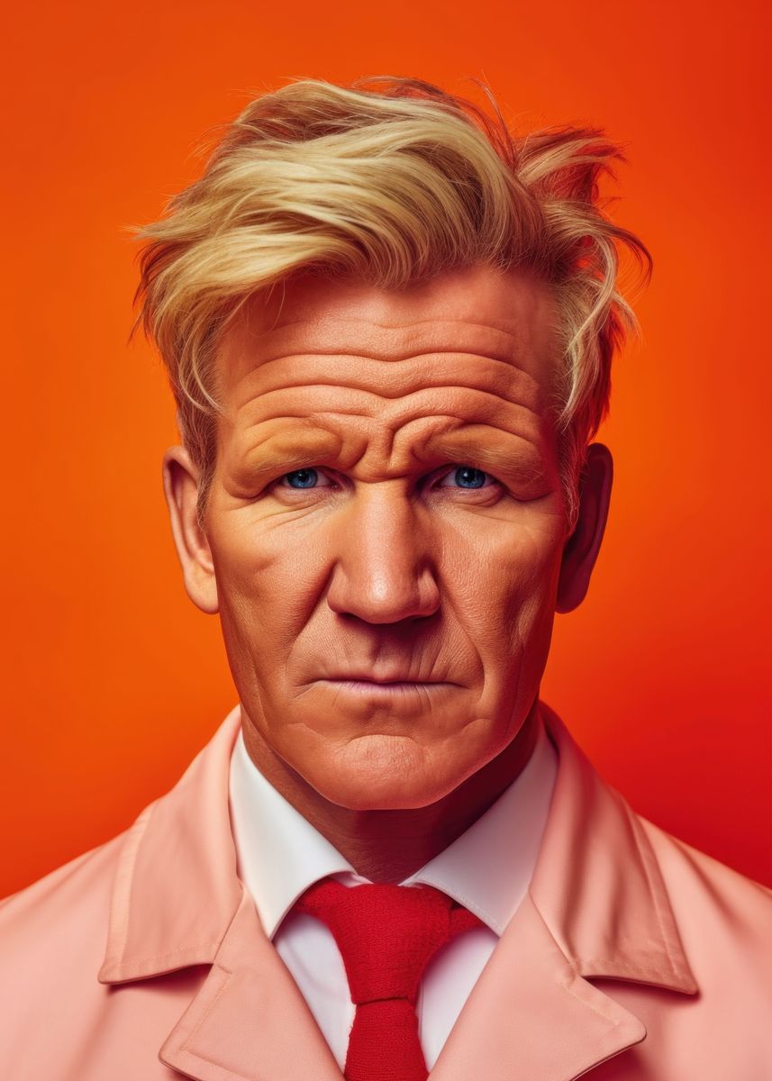'Gordon Ramsay Fashion Art' Poster, picture, metal print, paint by ...