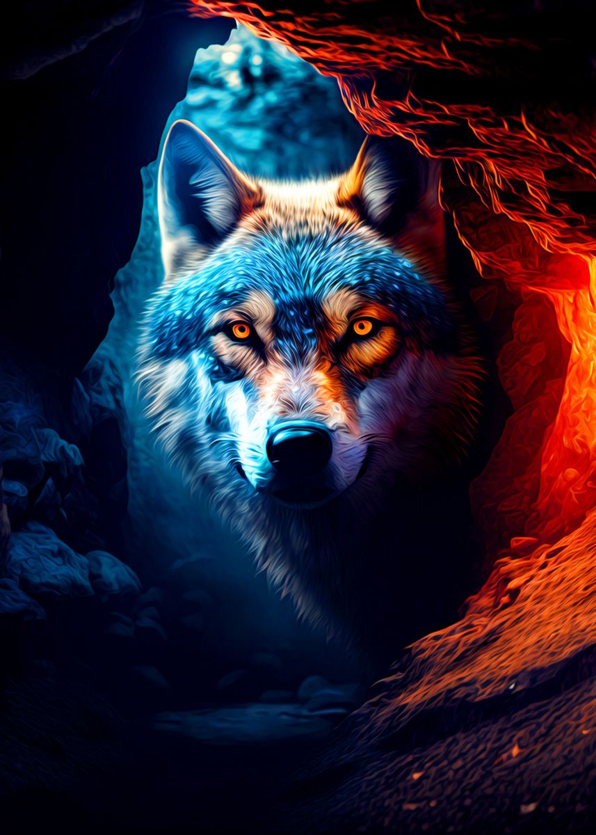 'Wolf' Poster by minh doan | Displate