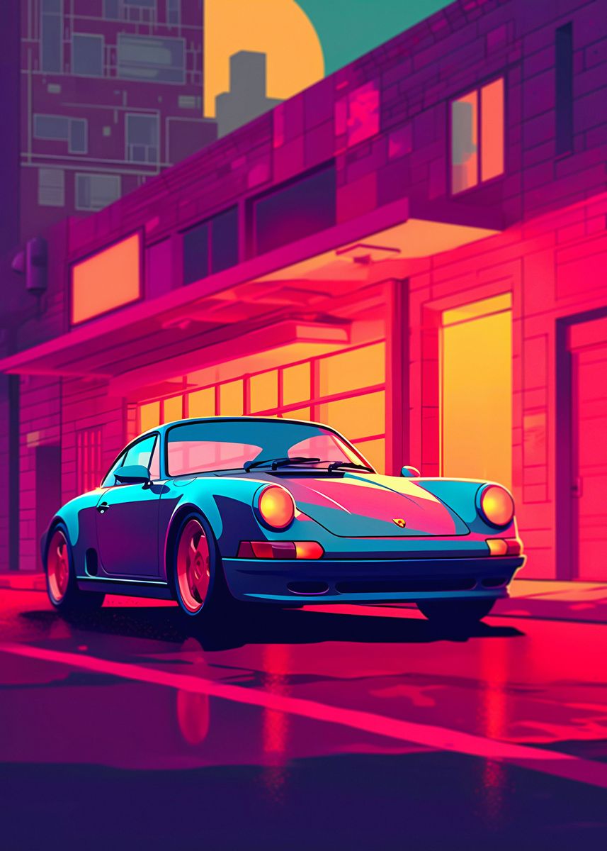 'Midnite Run' Poster by Brian Midnite | Displate