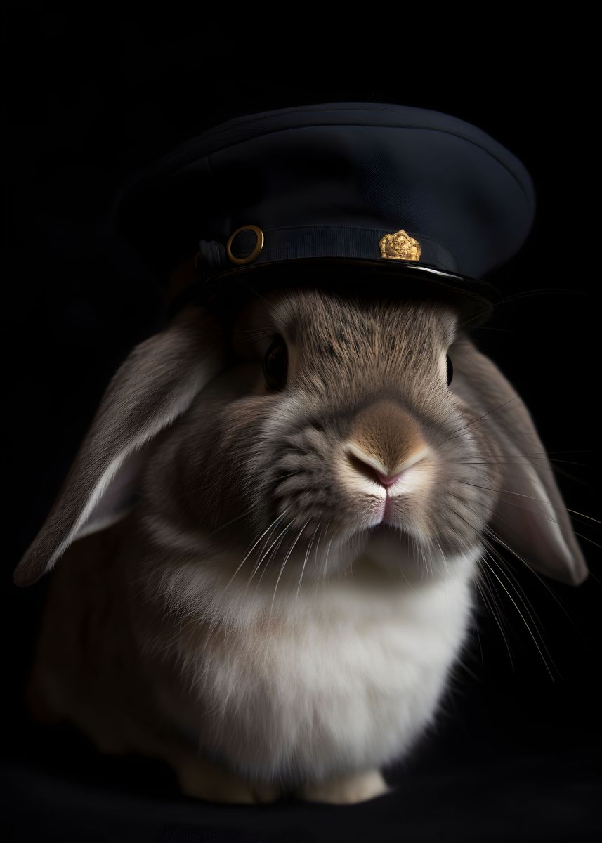 'Police Officer Rabbit' Poster by Makadur | Displate