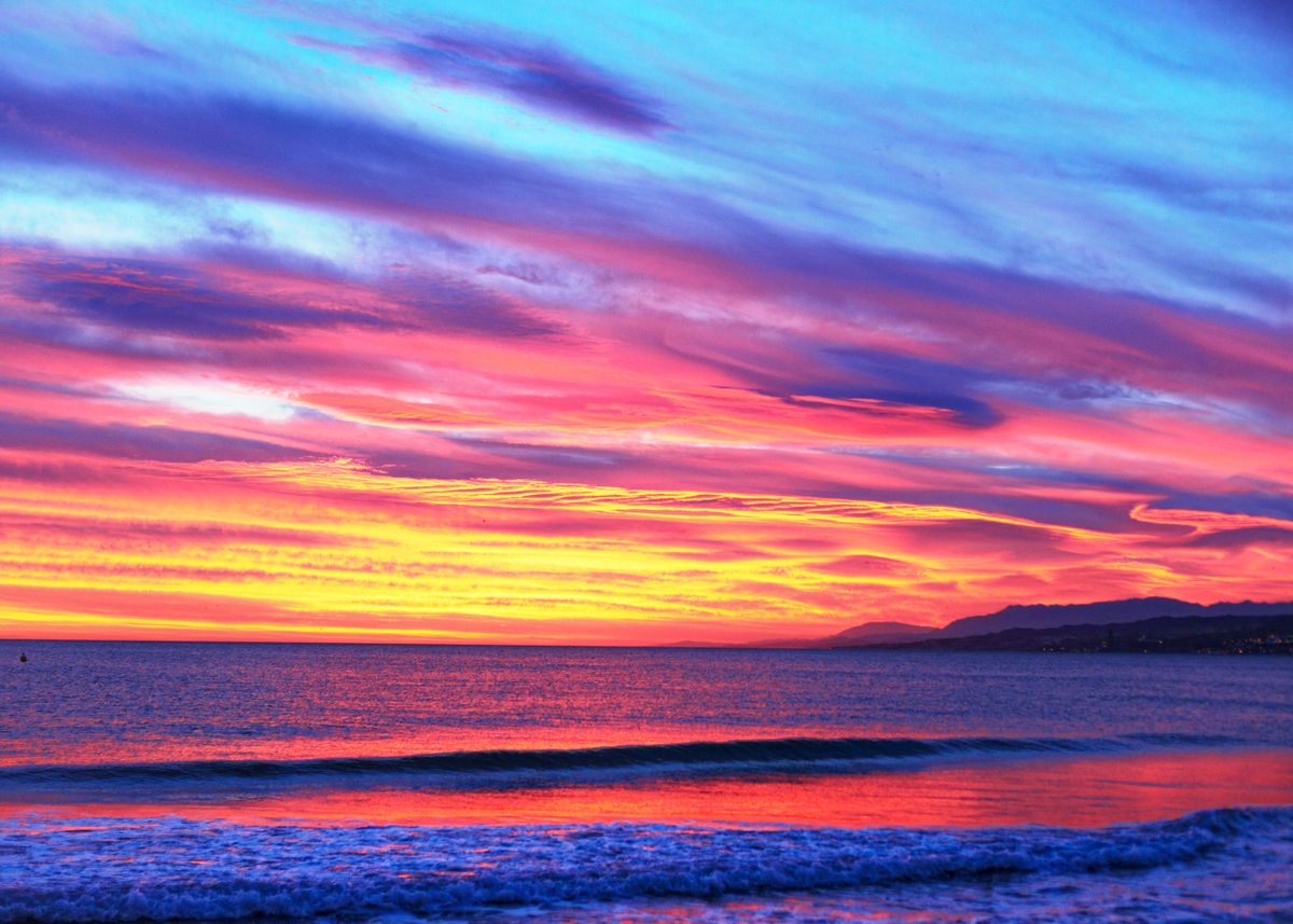 'Sunrise poster' Poster by Rijis Art | Displate