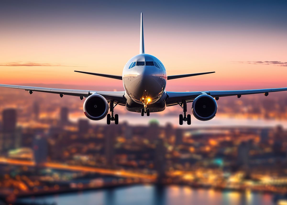 'Plane sky' Poster by Pro Elise | Displate