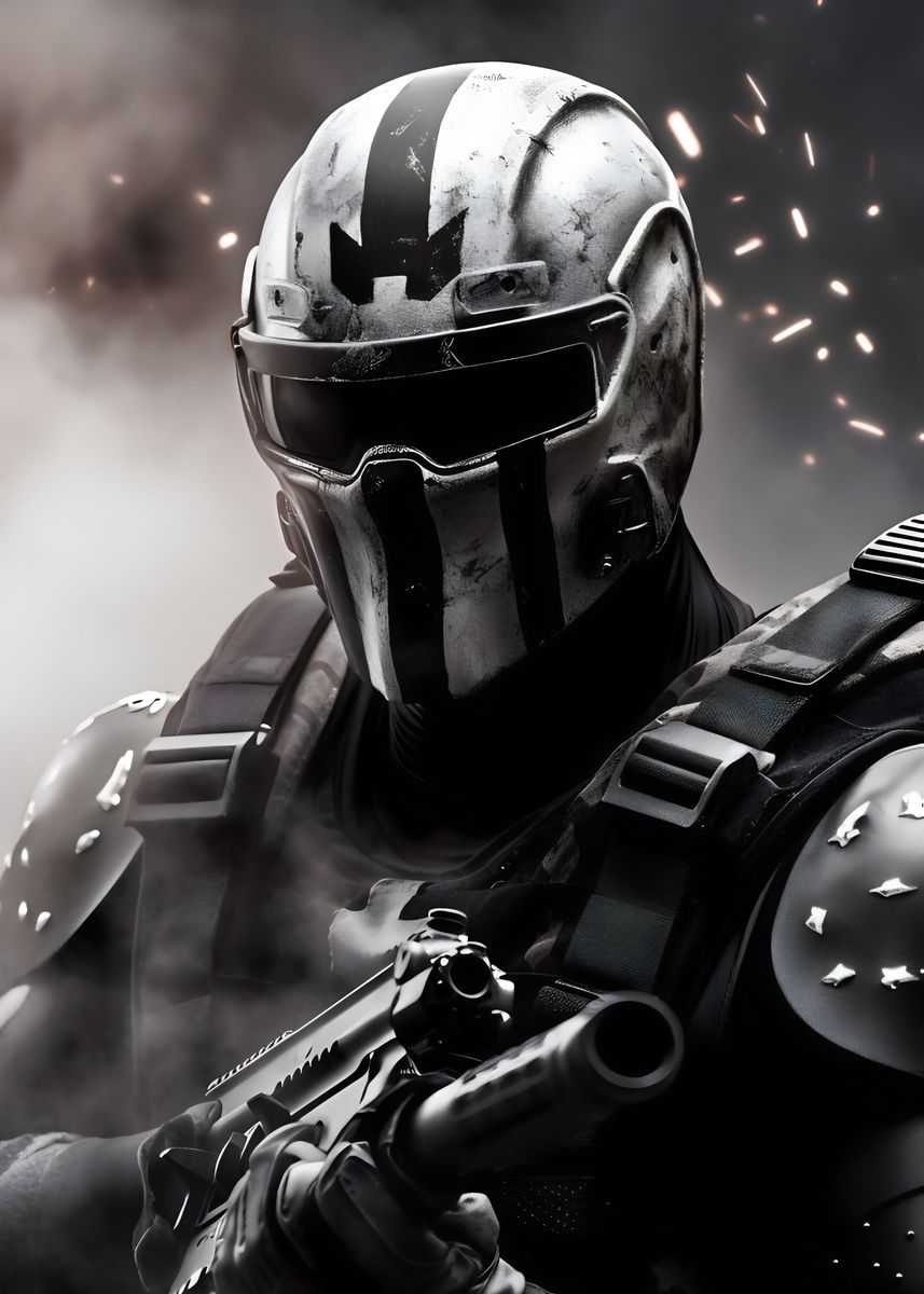 'Raiders Soldier' Poster, picture, metal print, paint by Poster Parlor ...