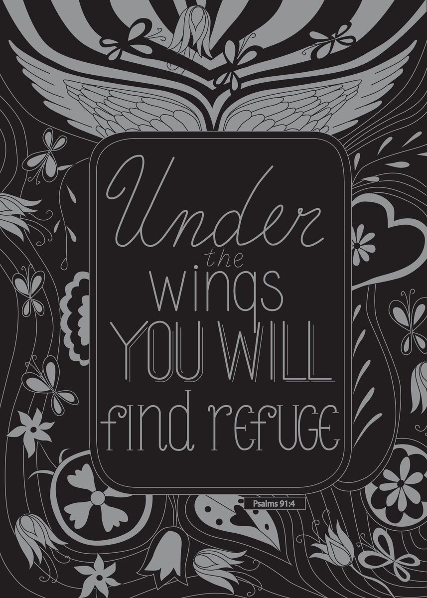 'Under the wings' Poster by Maryna Mykhalska | Displate
