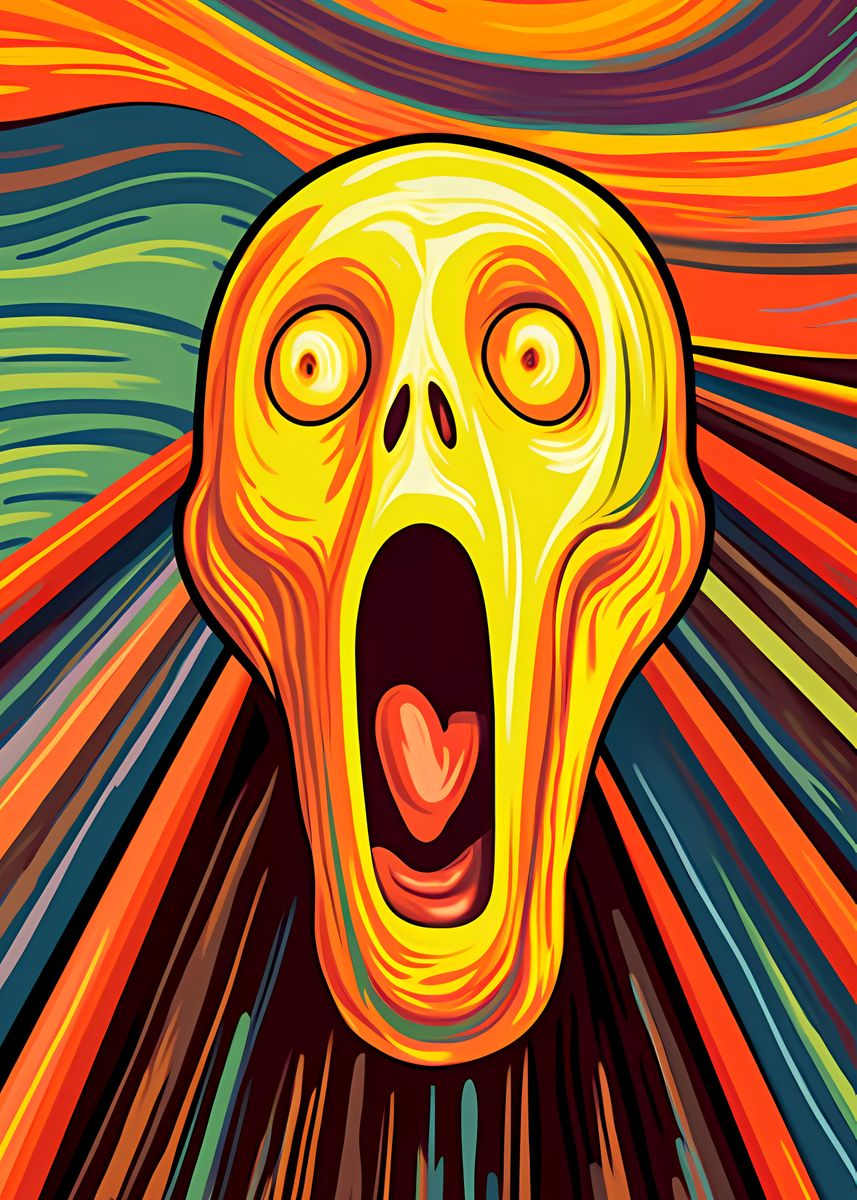 'Scream 4' Poster, picture, metal print, paint by the Moooh | Displate