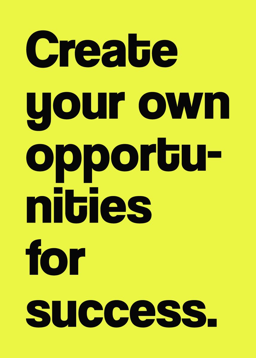 'Success quote' Poster, picture, metal print, paint by Lissons Quotes ...