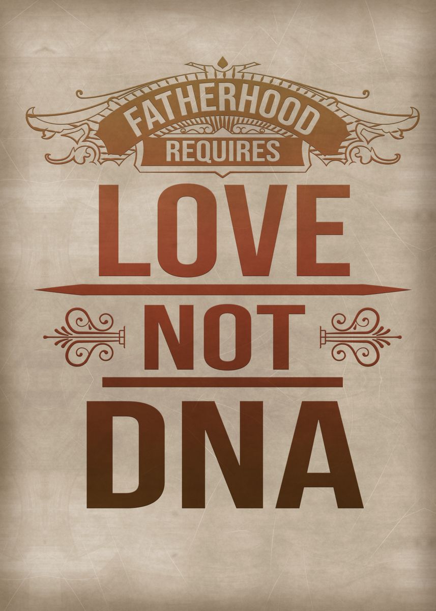 'Step Dad Fatherhood' Poster, picture, metal print, paint by XandYart ...