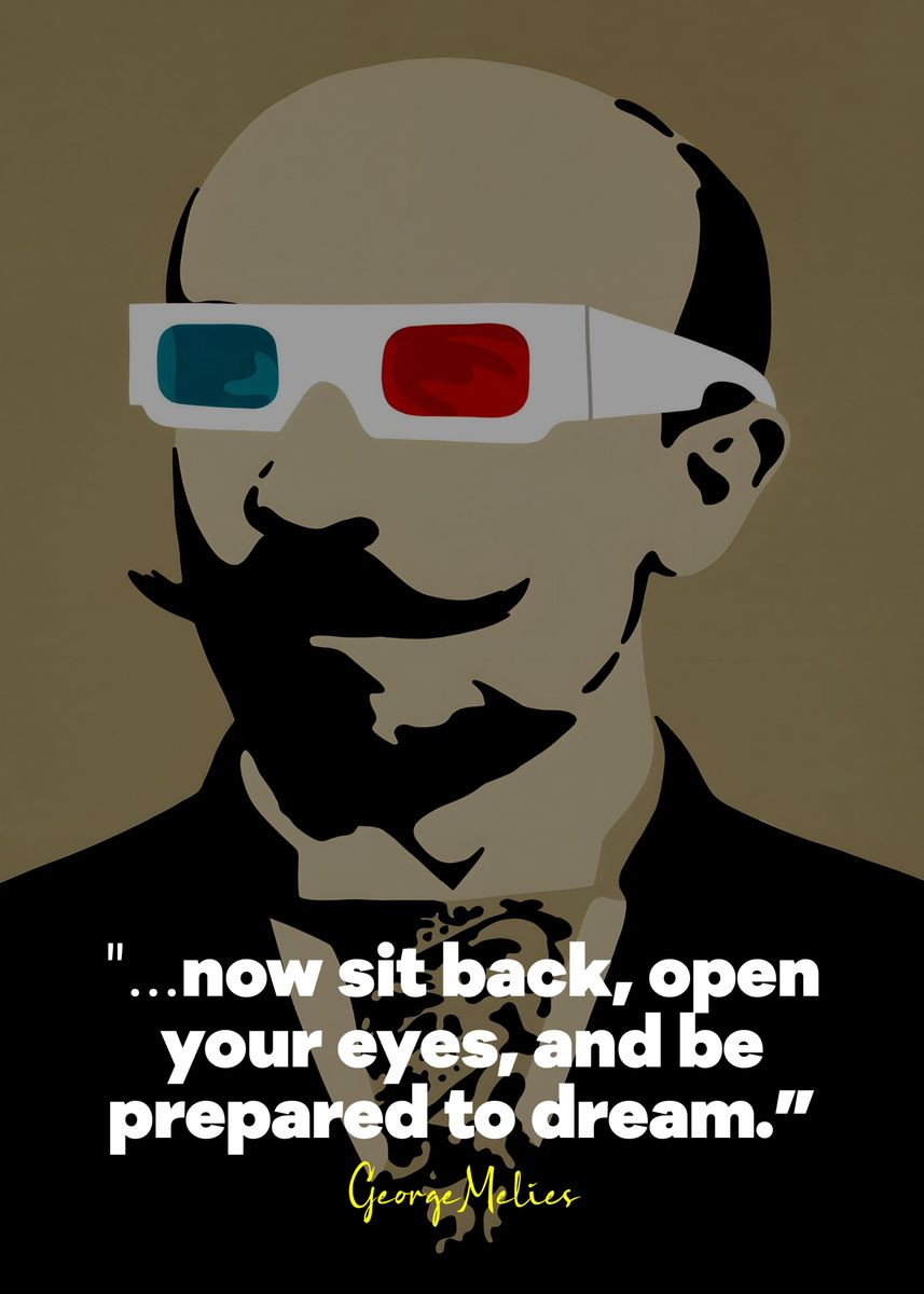 'George Melies Motivational' Poster by REZ DESIGN | Displate