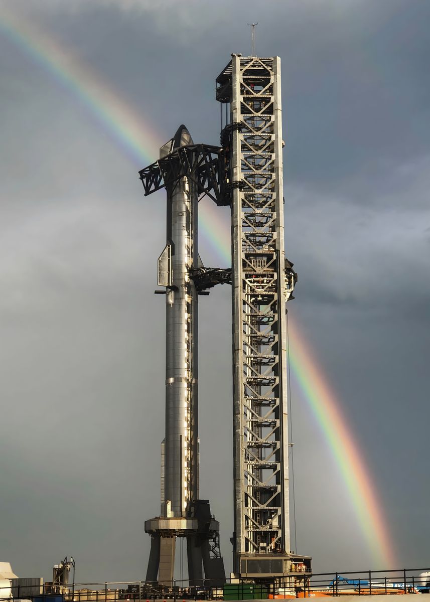 'SpaceX Starship' Poster, picture, metal print, paint by Conceptual ...