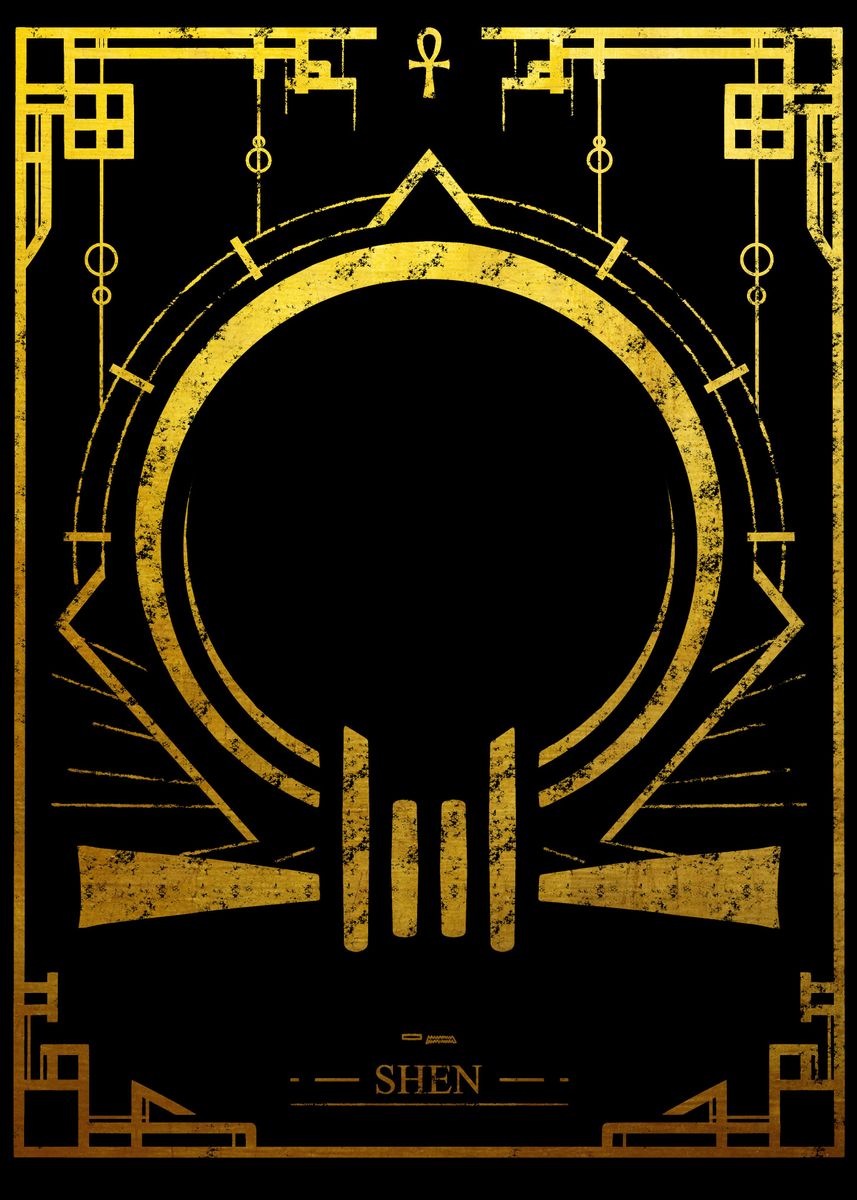 'Shen' Poster, picture, metal print, paint by Geometrical Helianthus ...