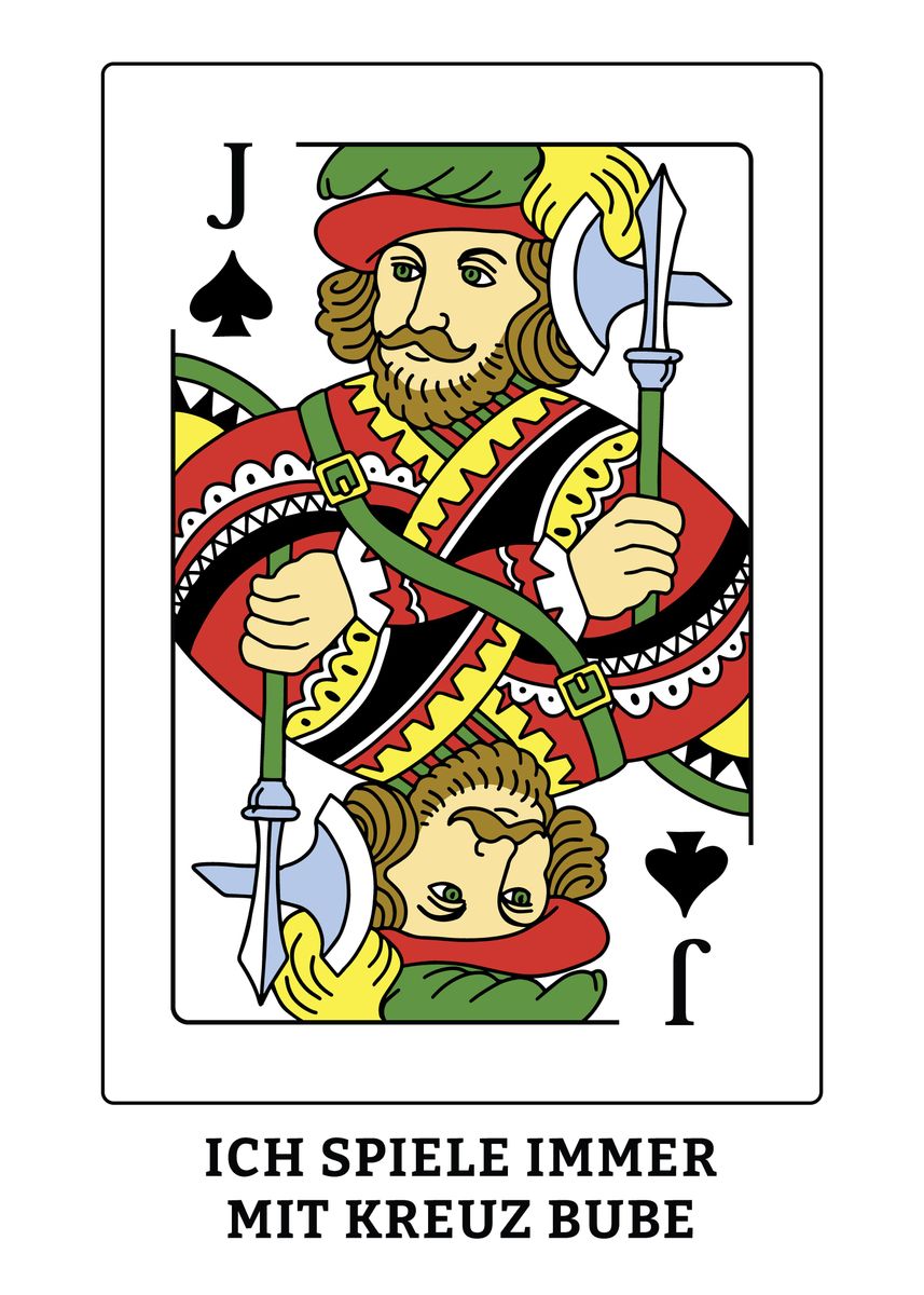 'J playing Card ' Poster, picture, metal print, paint by Cool Worker ...